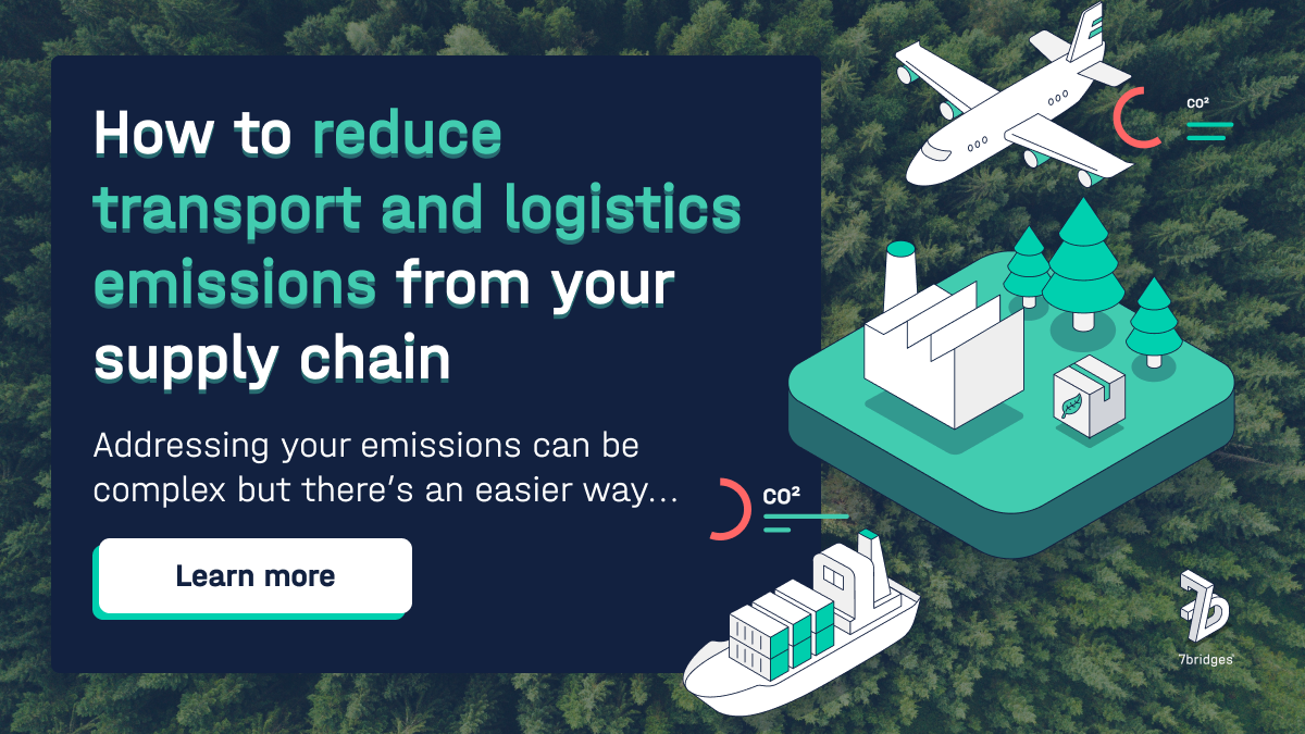 How to reduce transport and logistics emissions from your supply chain